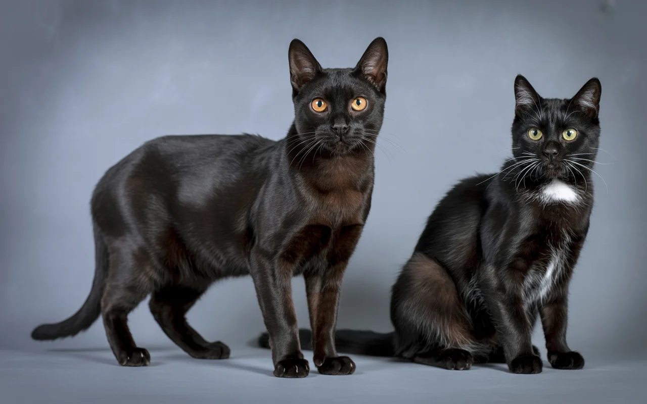 Bombay Cat Vs Black Cat: Key Differences And Traits